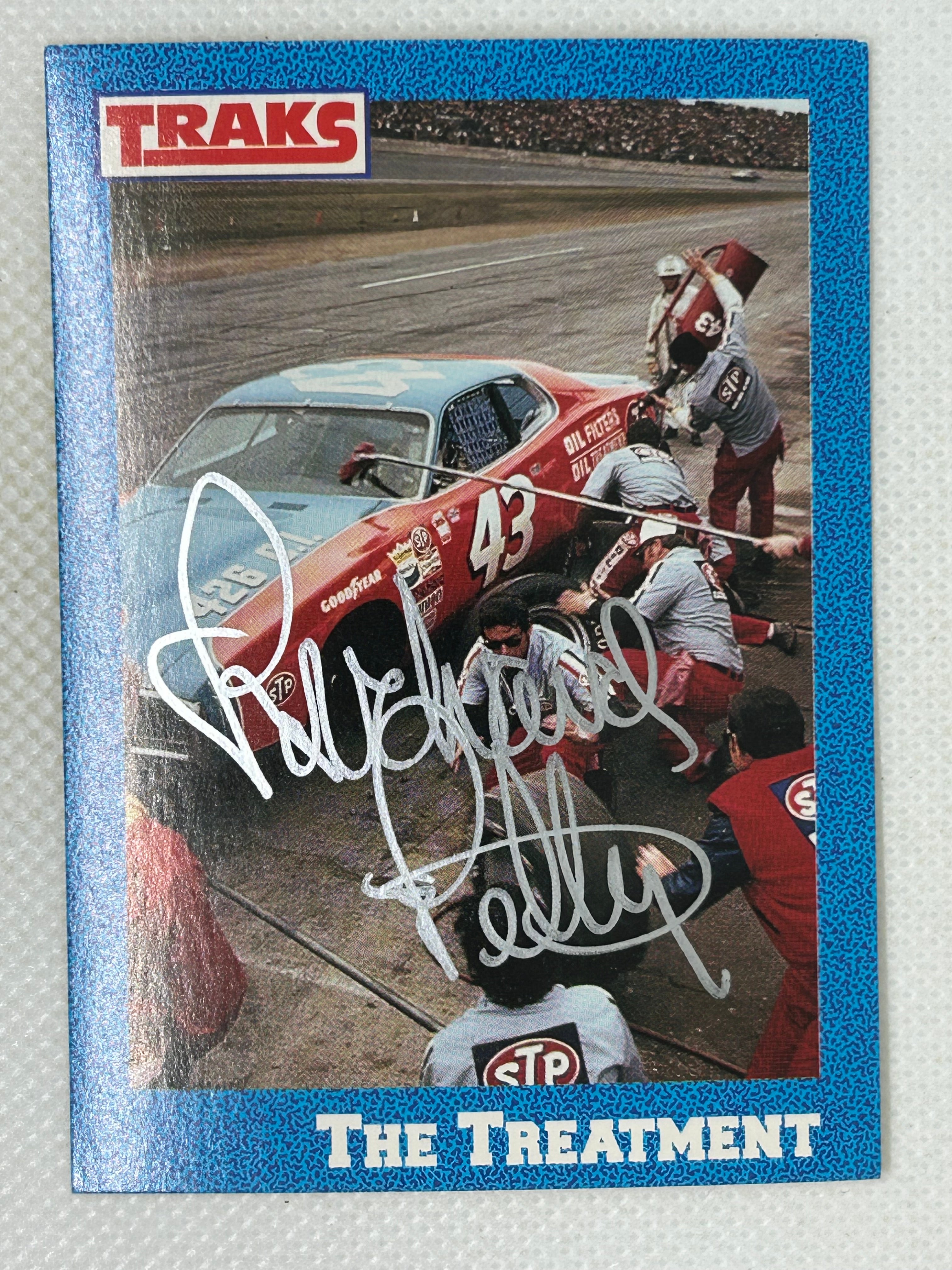 1991 Traks Richard Petty The Treatment #10 Signed Card – ARD Sports ...